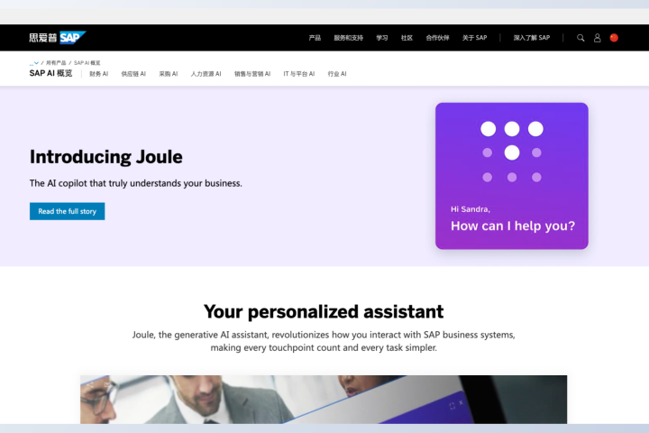 Joule-SAP旗下AI对话助手 - AIHub工具导航
