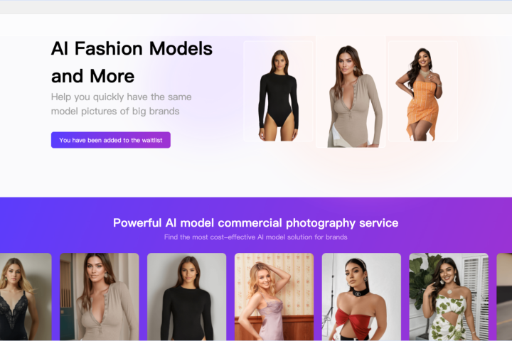 HeyModel-虚拟AI模特生成平台 - AIHub工具导航