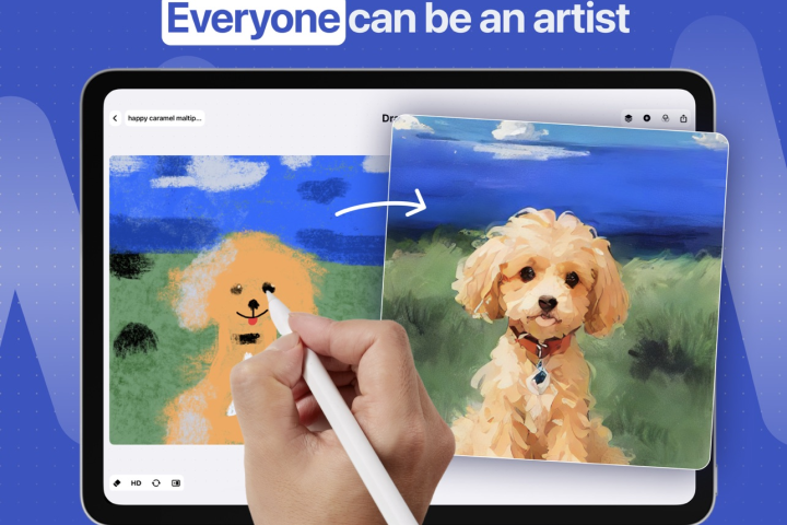 Drawww：专为iPad设计的实时AI绘图应用程序 - AIHub工具导航
