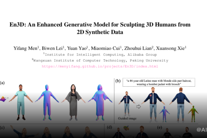 En3D: 通过文本或图片生成3D人物模型 - AIHub工具导航