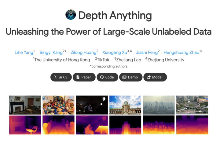 Depth Anything-高度实用的单目深度估计模型 - AIHub工具导航