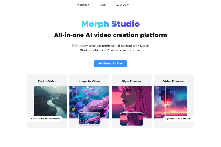 Morph Studio-一站式AI视频创作平台 - AIHub工具导航