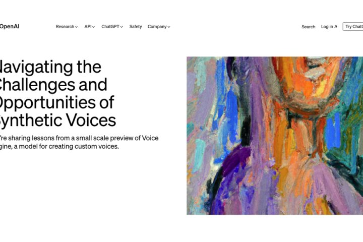 Voice Engine-OpenAI开发的语音合成和声音克隆技术 - AIHub工具导航
