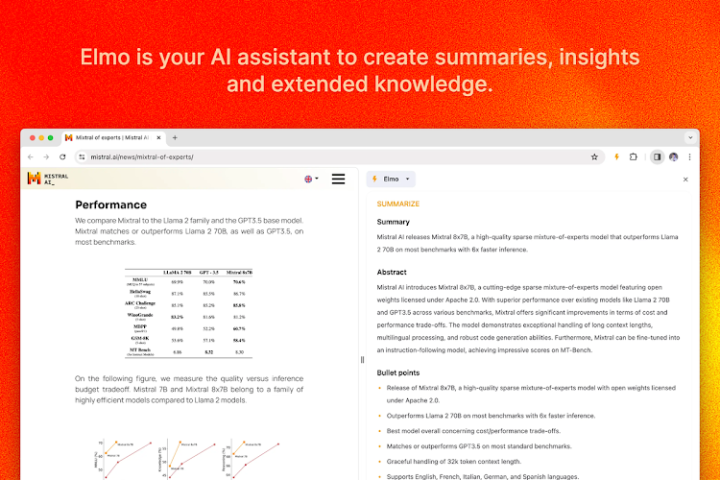 Elmo-AI驱动的Chrome浏览器扩展程序 - AIHub工具导航