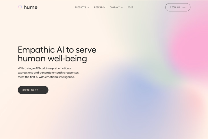 Hume AI-具有高情商的对话AI机器人 - AIHub工具导航