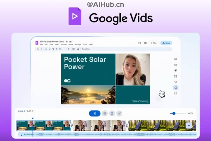 Google Vids-Google推出的AI视频创作工具 - AIHub工具导航