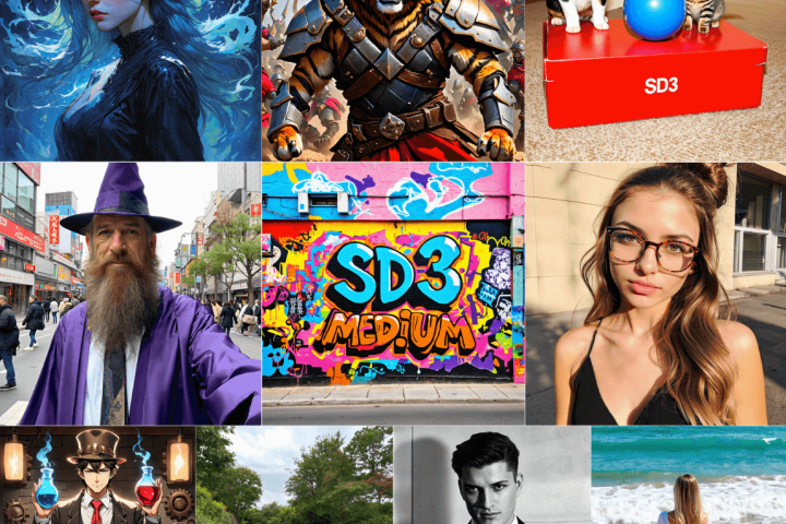 Stability AI：Stable Diffusion 3 Medium模型正式开源 - AIHub工具导航