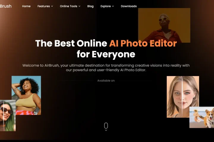 AirBrush-在线AI图片和视频编辑工具 - AIHub工具导航